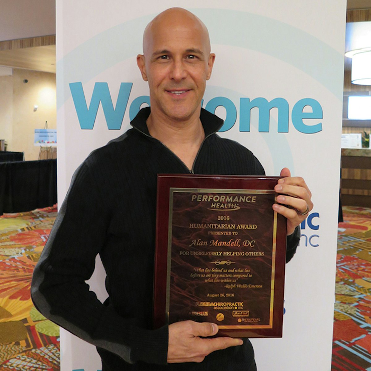 Dr. Alan Mandell Presented Humanitarian Award | Skin Inc.