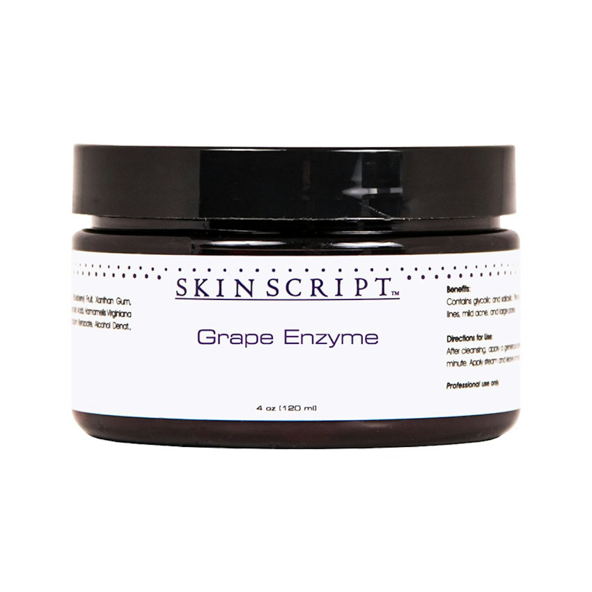Skin Script Skin Care's Grape Enzyme From: Skin Script Skin Care | Skin ...