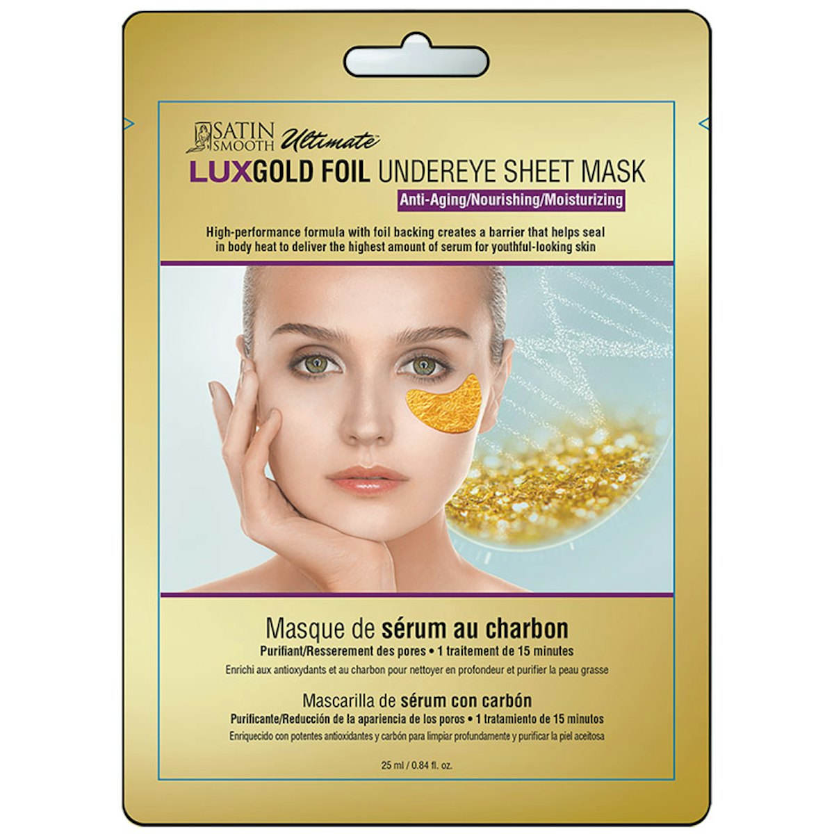 Satin Smooth's LUX Foil Undereye Sheet Masks From: Satin Smooth ...