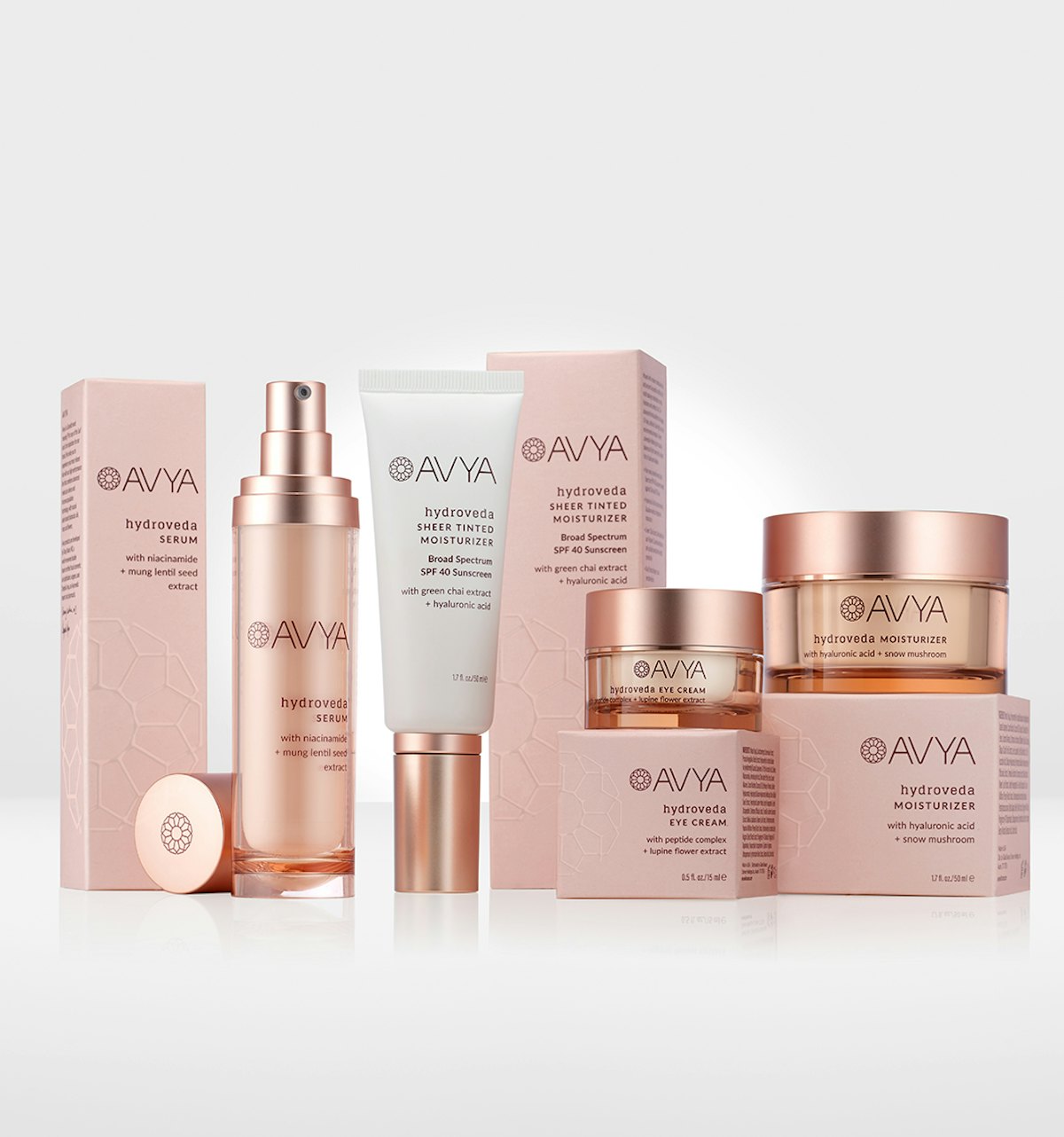 Avya Hydroveda collection From: Avya Advanced Aurvedic Skincare | Skin Inc.