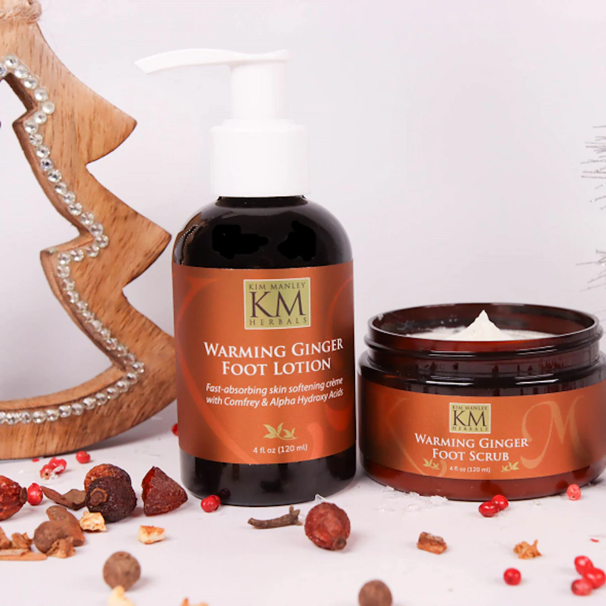 KM Herbals' Cozy & Spicy Footcare Set Renews Winter Skin From: KM ...