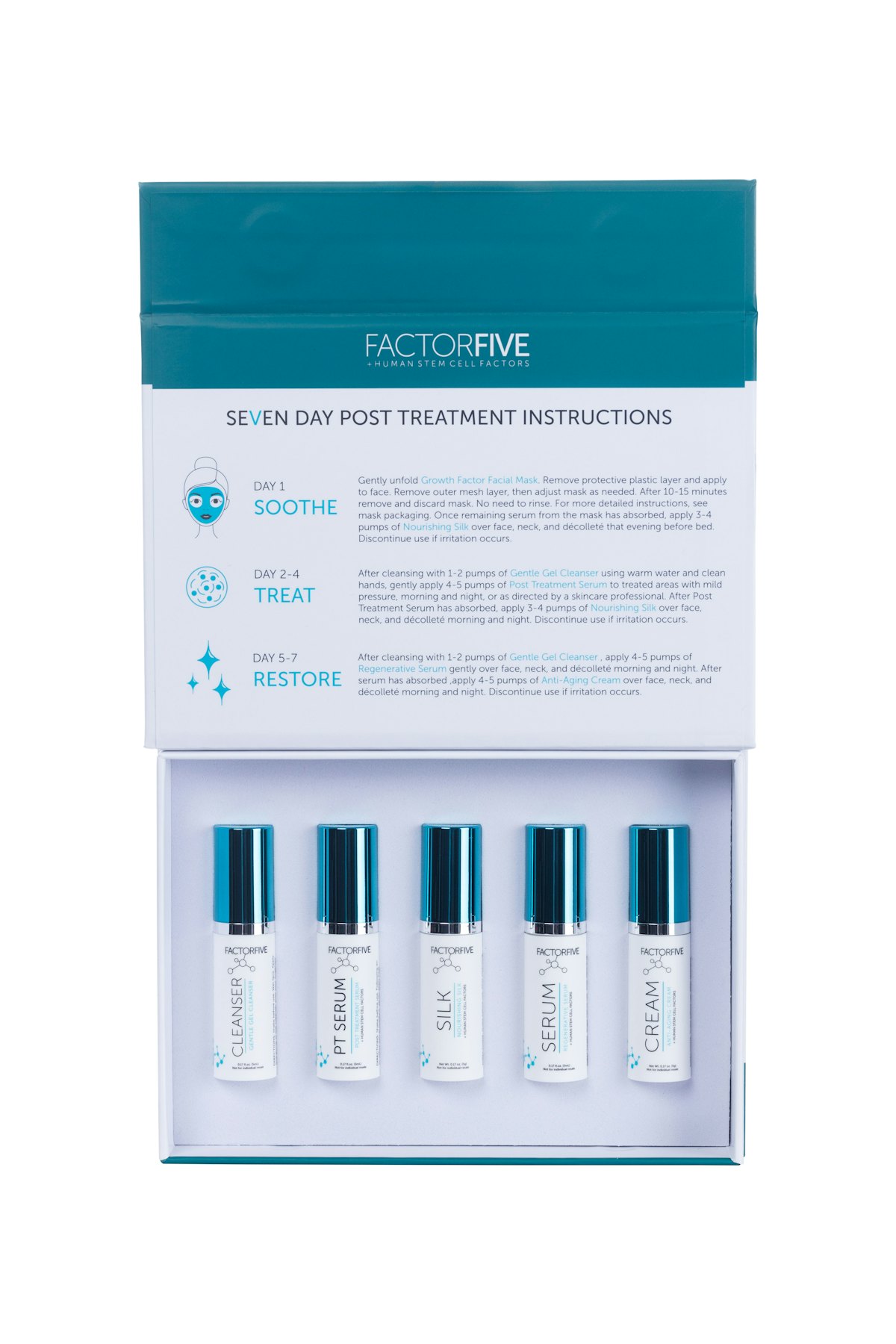 Factorfive Post Treatment Kit Provides 7 Days Of Regenerative