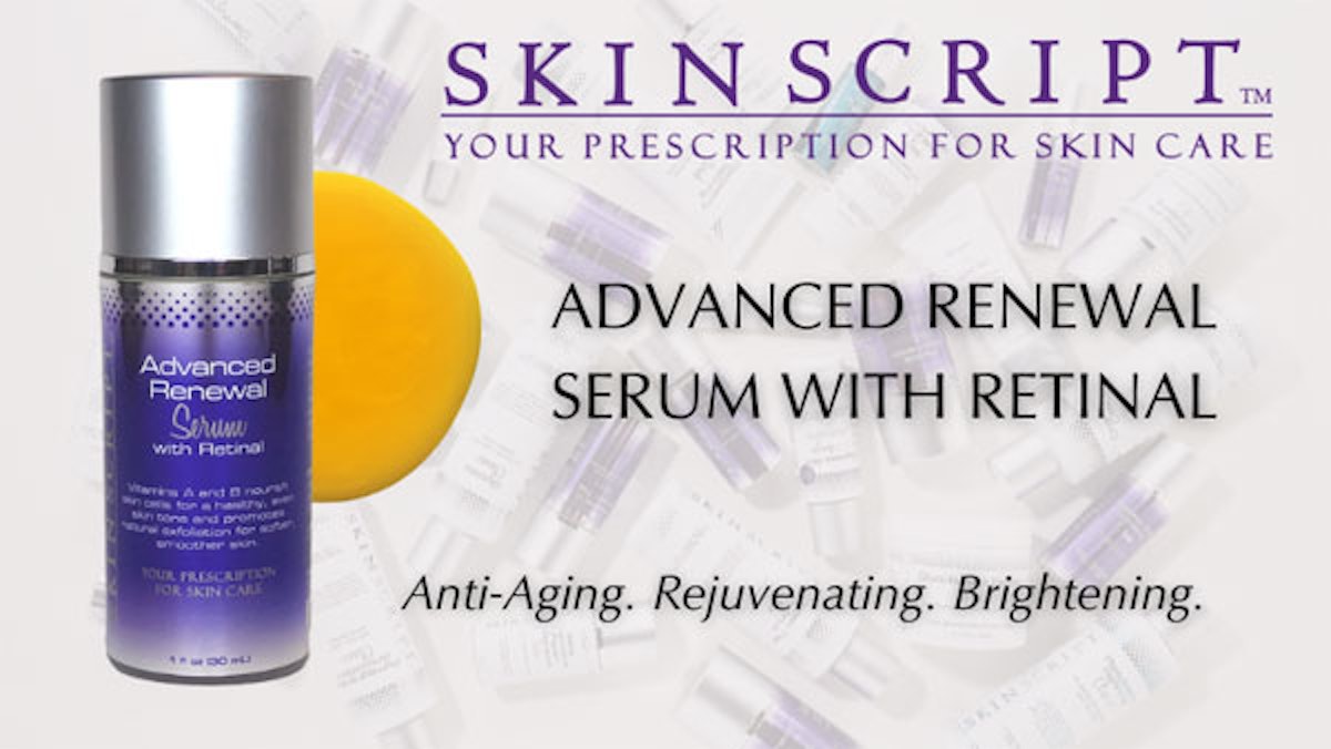 Skin Script Skin Care - Advanced Renewal Serum features acclaimed ...